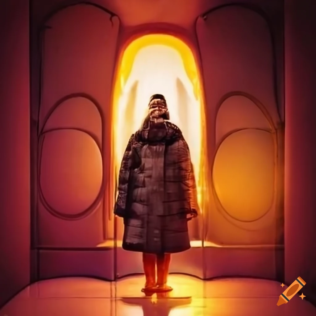 Futuristic person living in Bogota in the year 3000 a.f on Craiyon