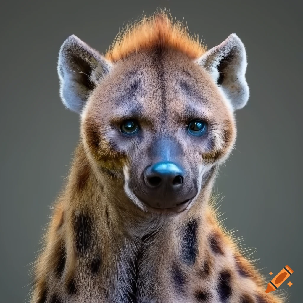 Hyena fur camouflage pattern in high resolution on Craiyon
