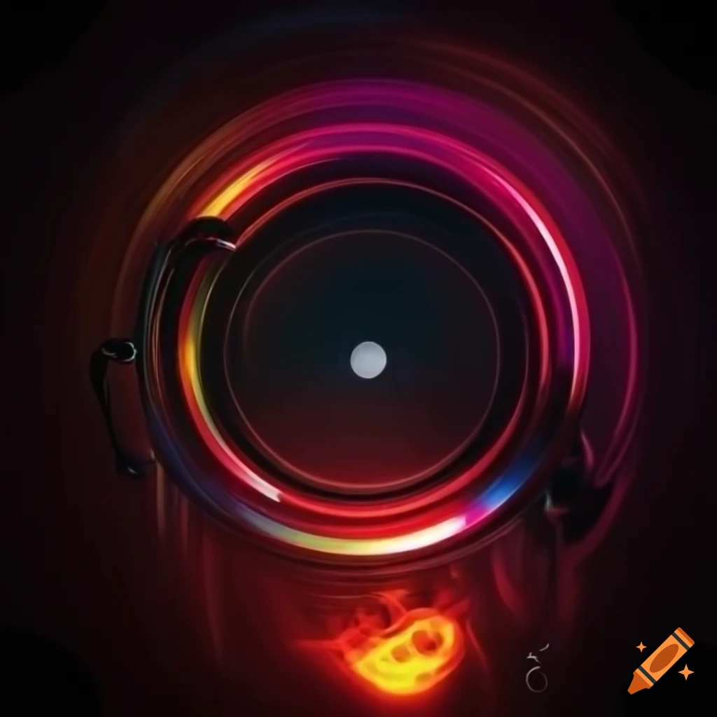 Image with 'good music' tag on a black background on Craiyon