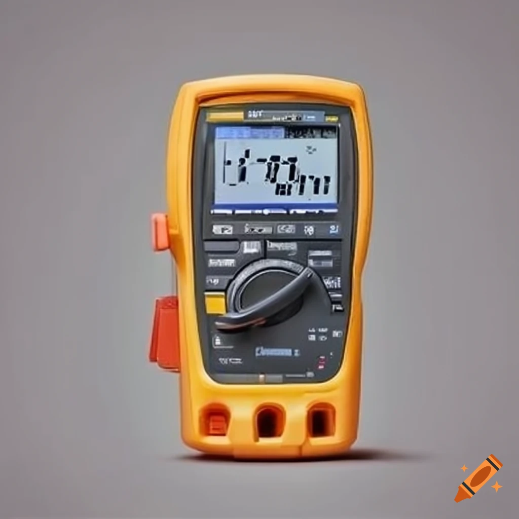 Fluke electrical measurement device for generating and measuring voltage metrology on Craiyon