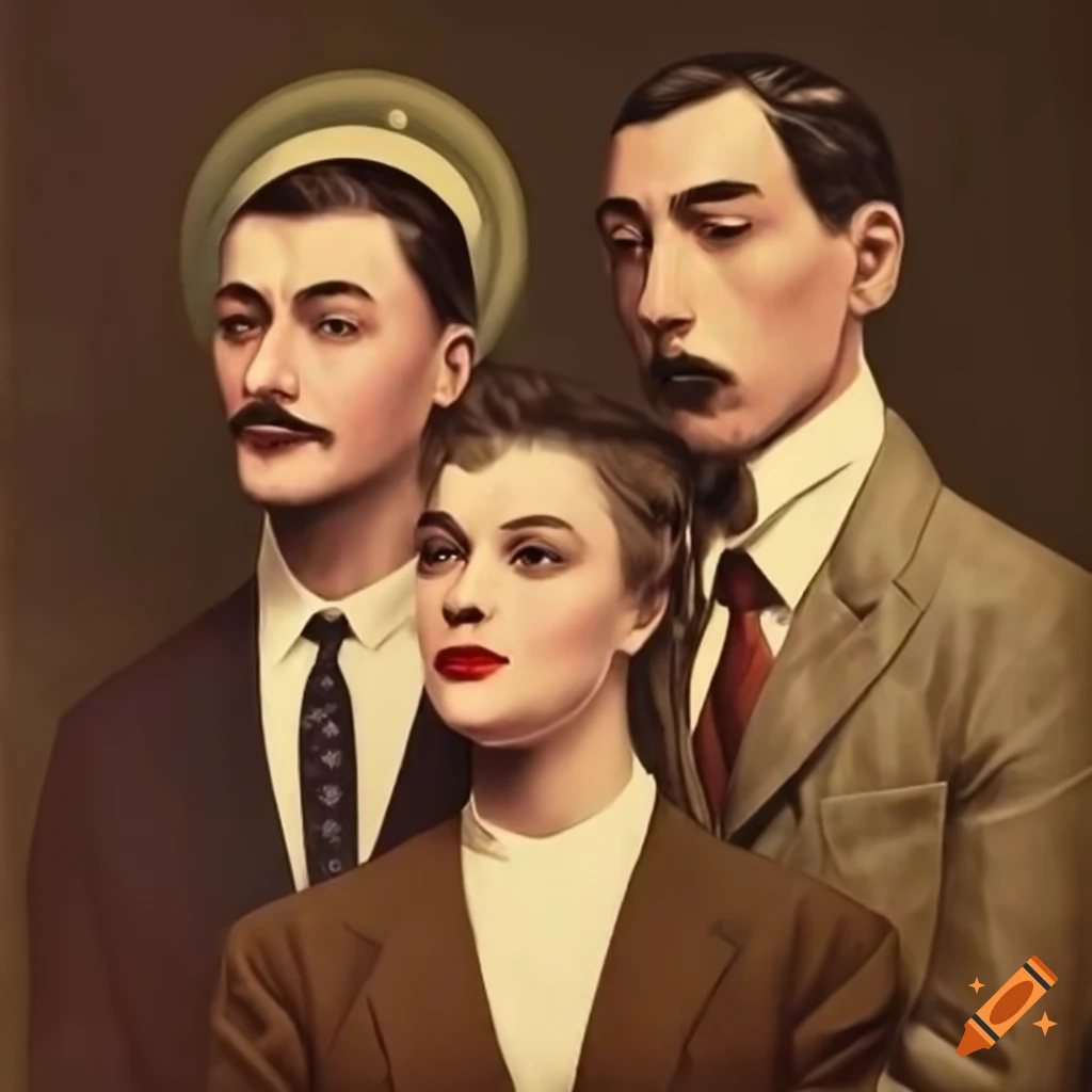 Vintage wanted poster featuring a Russian woman, a man with a diamond ...