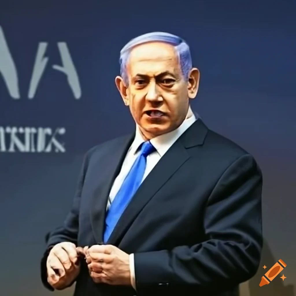 Portrait of benjamin netanyahu on Craiyon