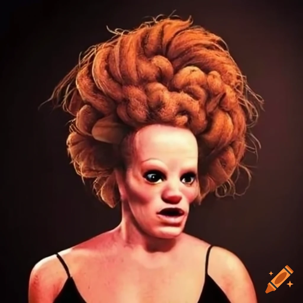 Surreal transformation into strange, funny, and weird entity on Craiyon