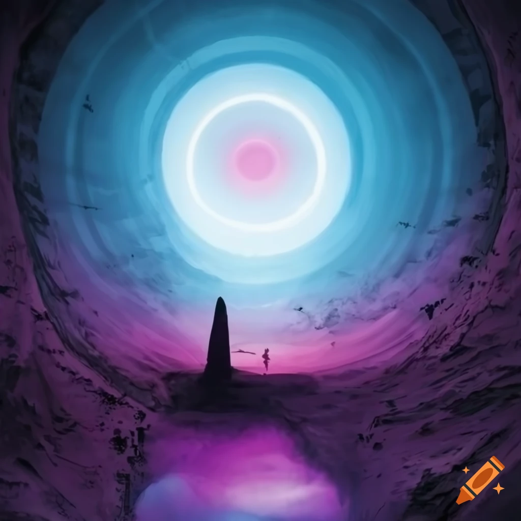 Void landscape on Craiyon