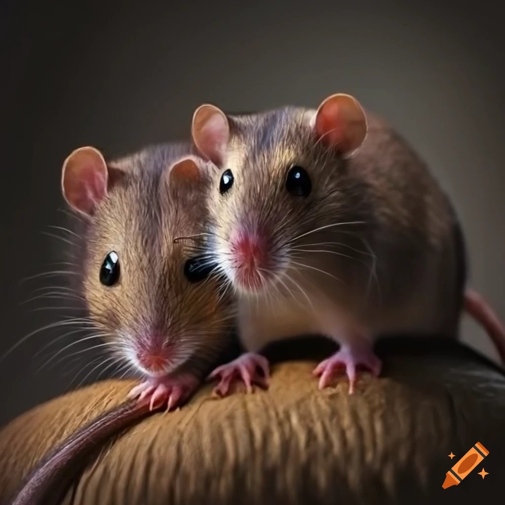 Cunning rat characters in dimly-lit vents on Craiyon