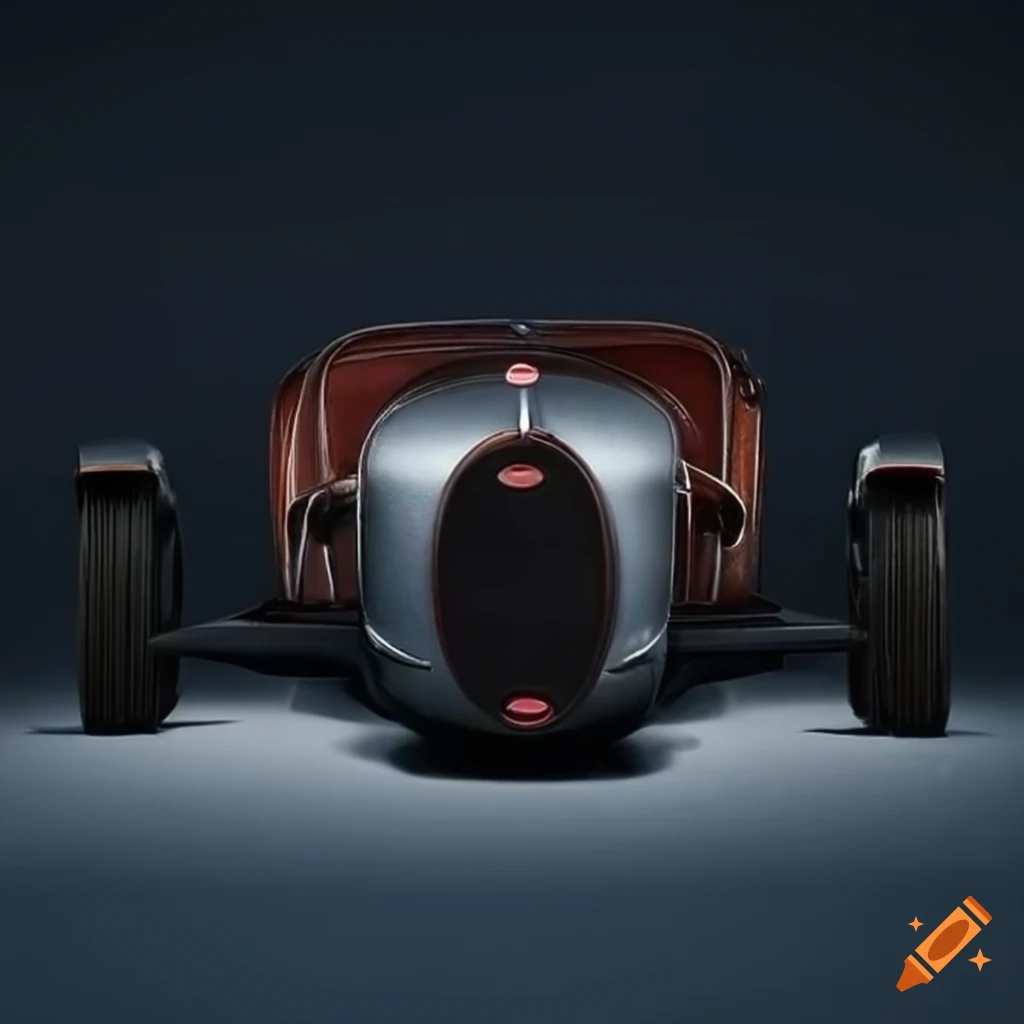Bugatti type 30 restomod hot rod modern interpretation on Craiyon