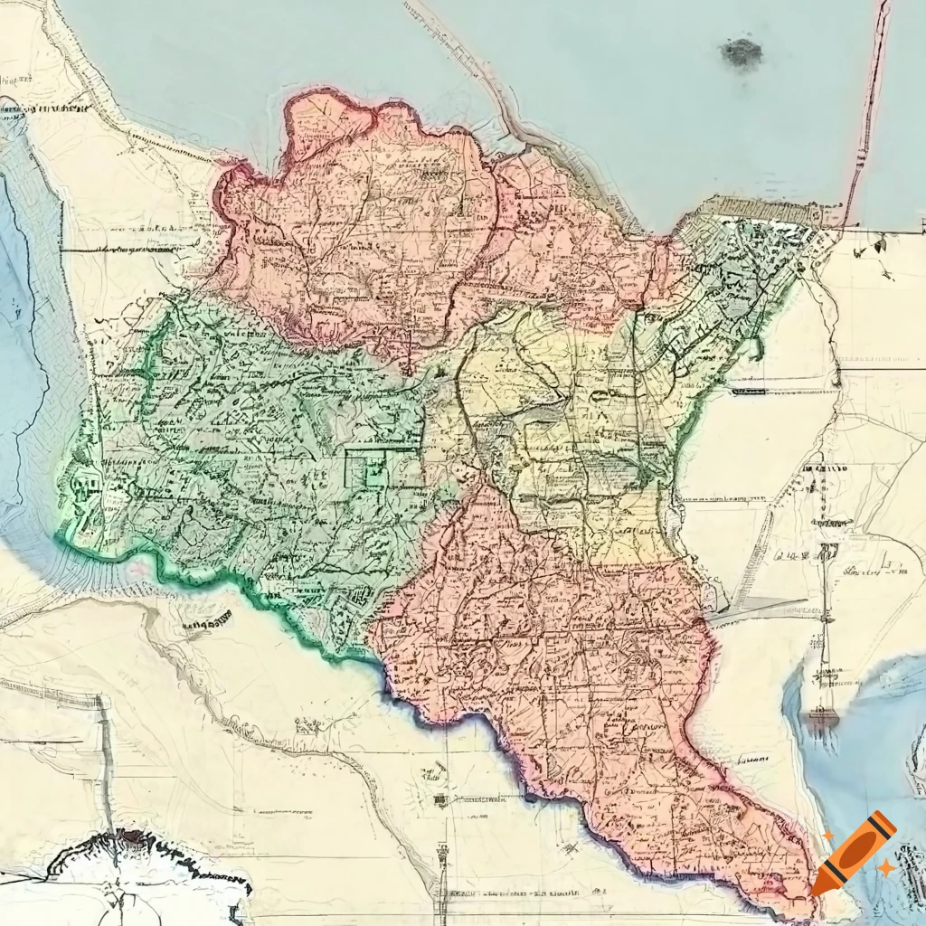 Map of Delhi showing locations Mehrauli, Nizamuddin, Shahjahanabad and ...