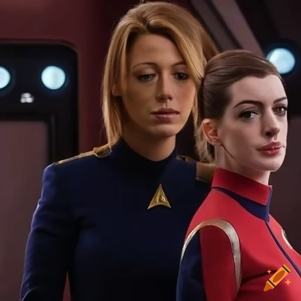 Blake Lively and Anne Hathaway as Sister Starfleet officers on Star ...