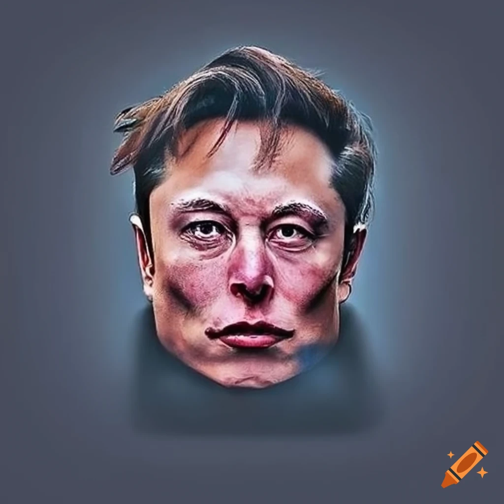 Illustration of elon musk in a vintage war poster theme with 'tesla ...