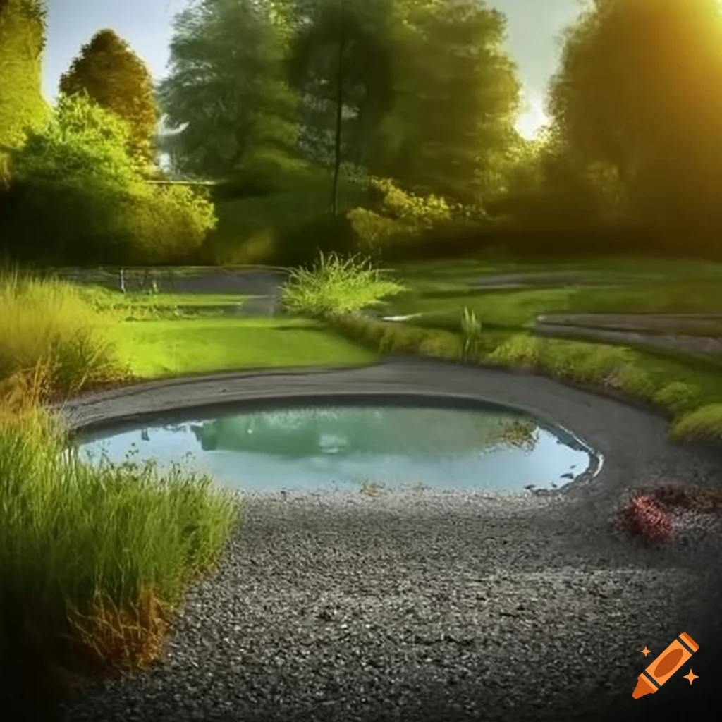 Surface water drainage solutions including rainwater gardens and swale ...