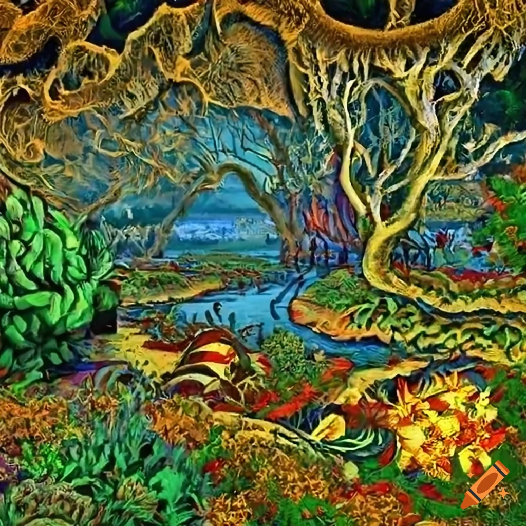 Illustration of medieval bestiary by Stanislaw Wyspianski in High ...