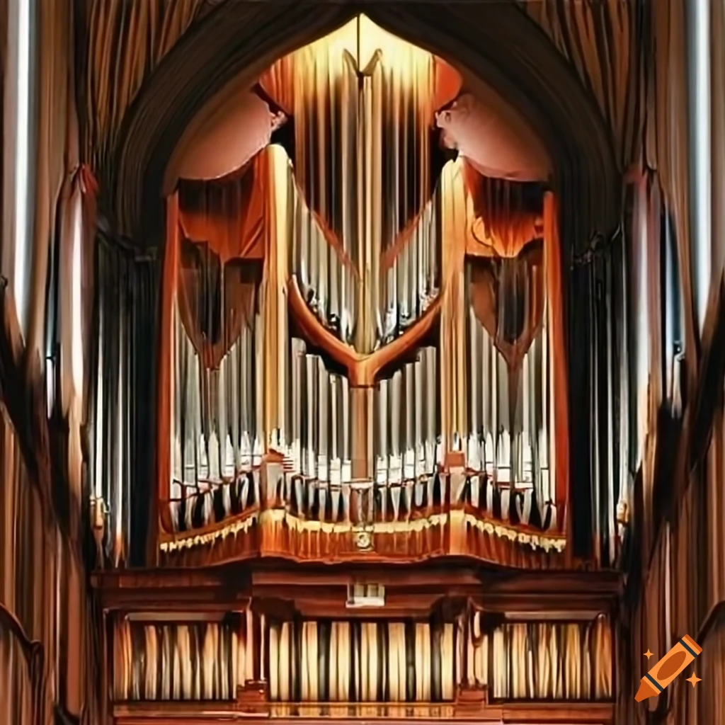 Organ instrument on Craiyon