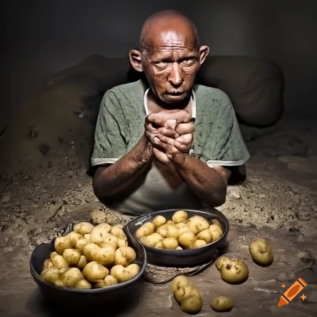 Potato man on Craiyon