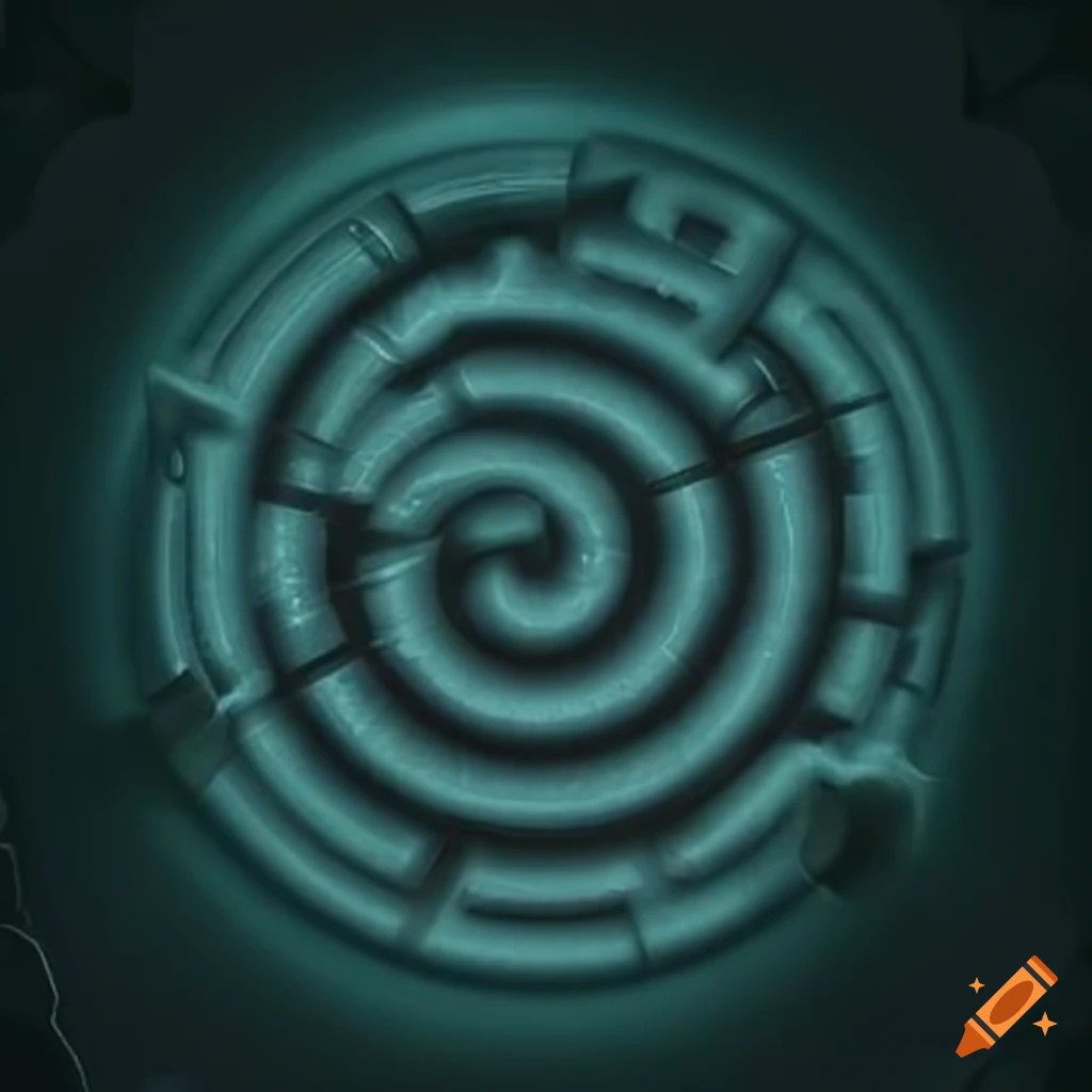 Maze puzzle on Craiyon