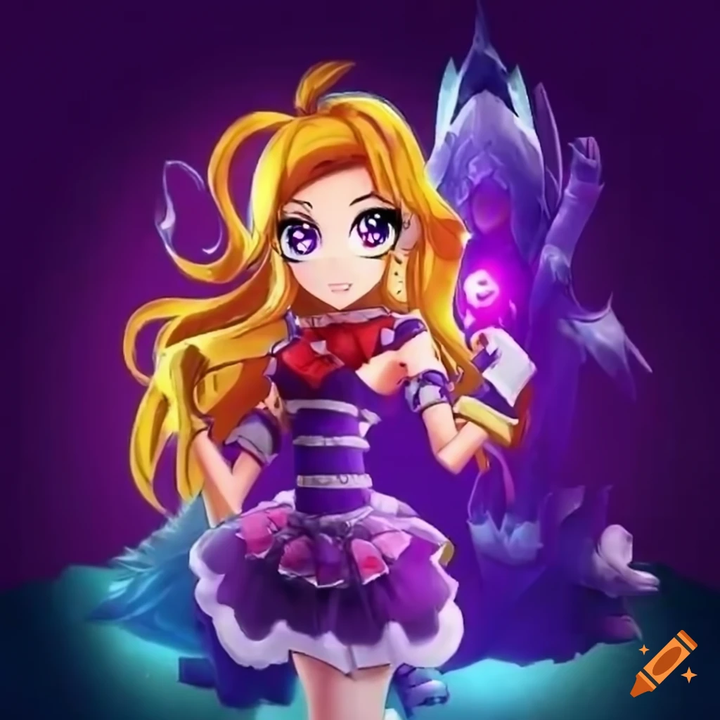 Colorful video game world with various characters and settings on Craiyon