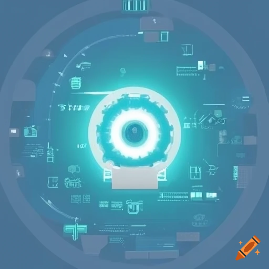 Professional profile picture for the technology industry on Craiyon