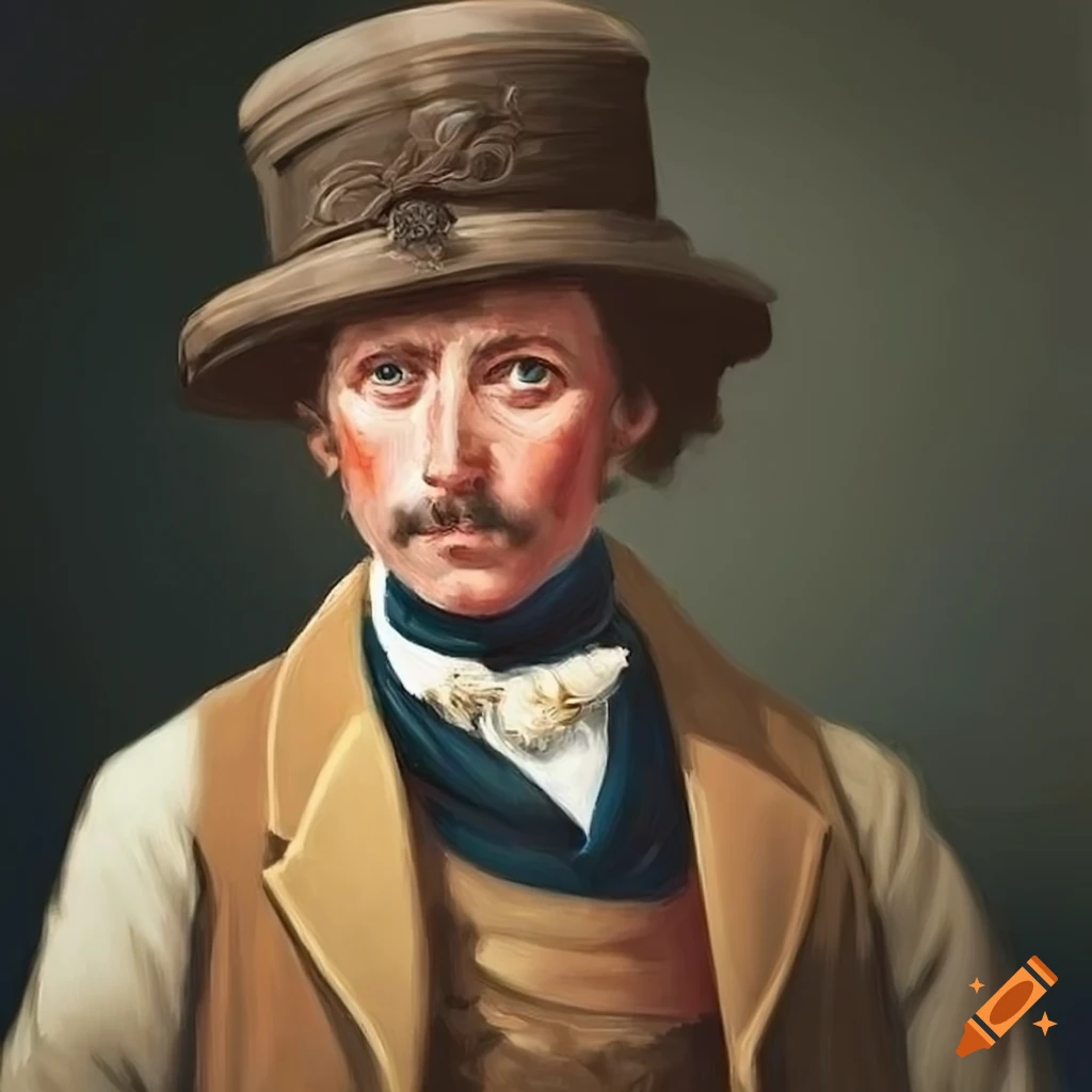 Victorian explorer portrait on Craiyon