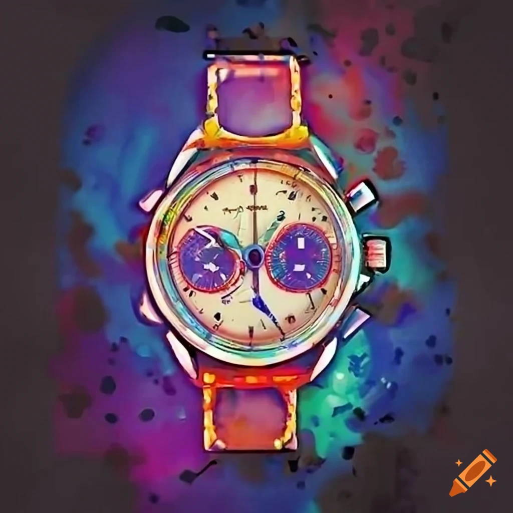 Time Flies logo with a sleek and modern chronograph wristwatch design ...