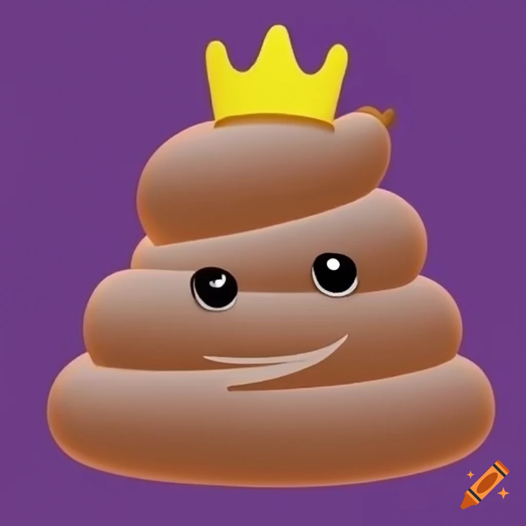 Cute Cartoon Poop Emoji