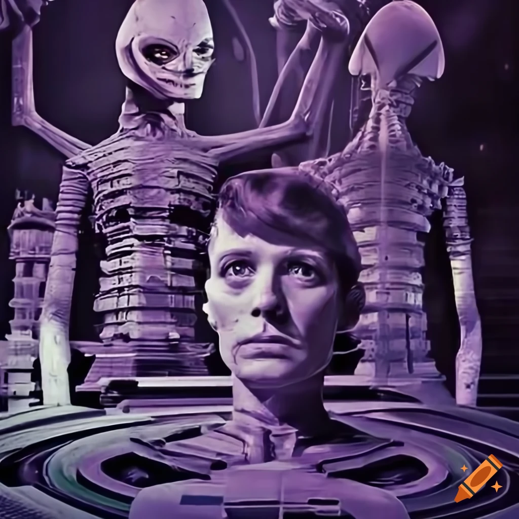 1963 bbc movie poster featuring weird alien creatures in sci-fi ...