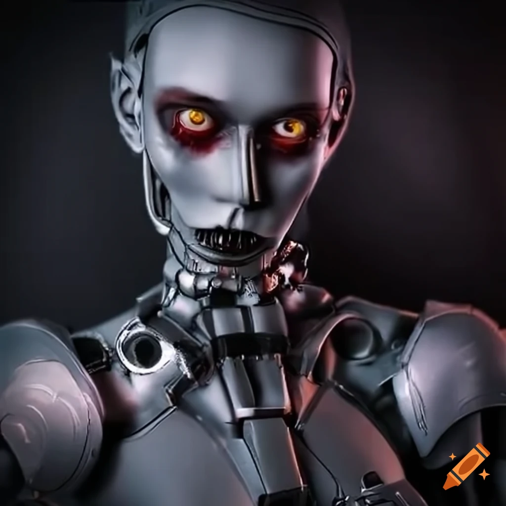 Robot vampire on Craiyon