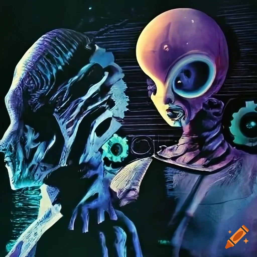 Movie poster for technological twist 4k 1963 bbc featuring weird alien ...