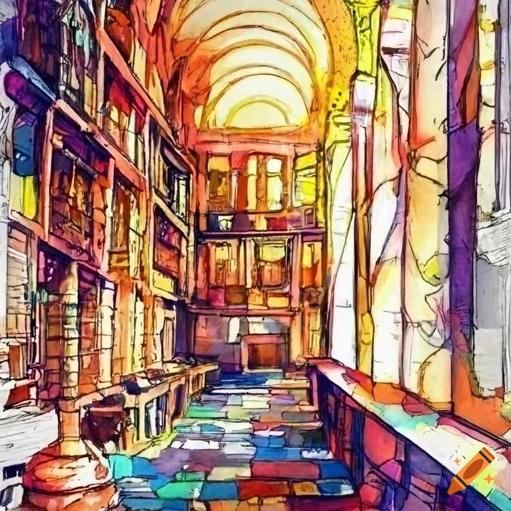 Detailed interior sketch of babel programming library's architecture on ...