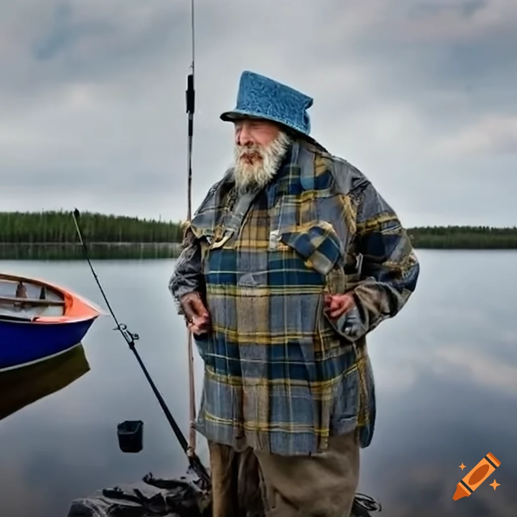 Jovial 54-year-old Swedish man named Ragnar on a fishing boat in Skåne ...