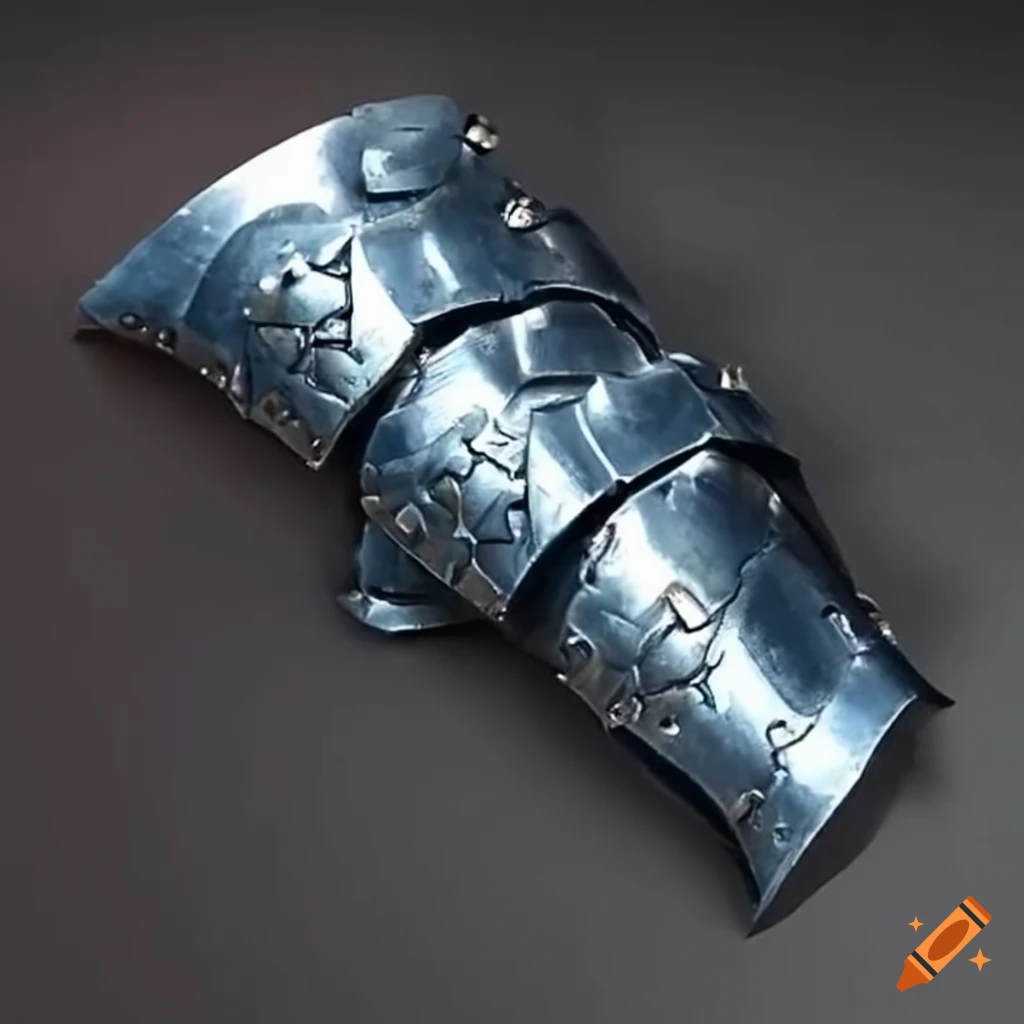 Adorned magic iron gauntlets with clear fingers on Craiyon