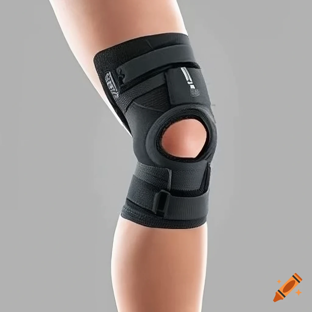 Innovative Knee Brace Providing Patella Protection And Compression For Athletes On Craiyon