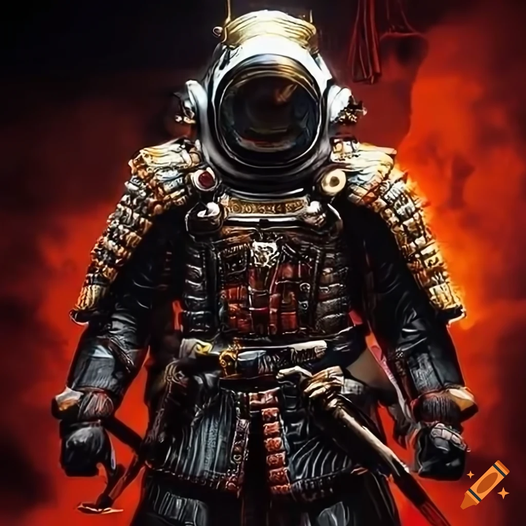 HD Hyperrealistic Samurai Astronaut Suit on Craiyon