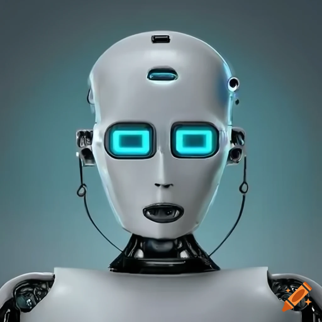 Customizable AI robot profile picture on Craiyon