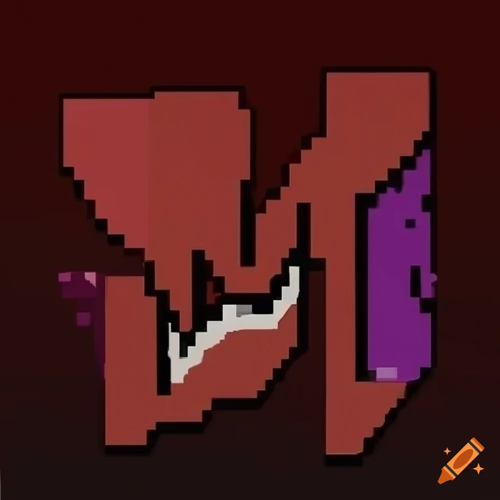 Artistic interpretation of 'Fangs' in Minecraft style on Craiyon