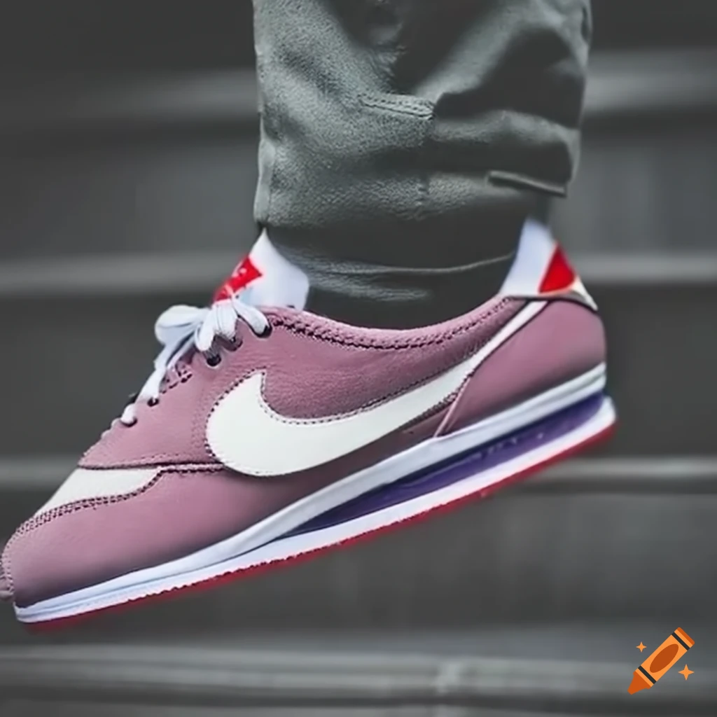 Sneaker inspired by nike air max 1 and cortez design on Craiyon