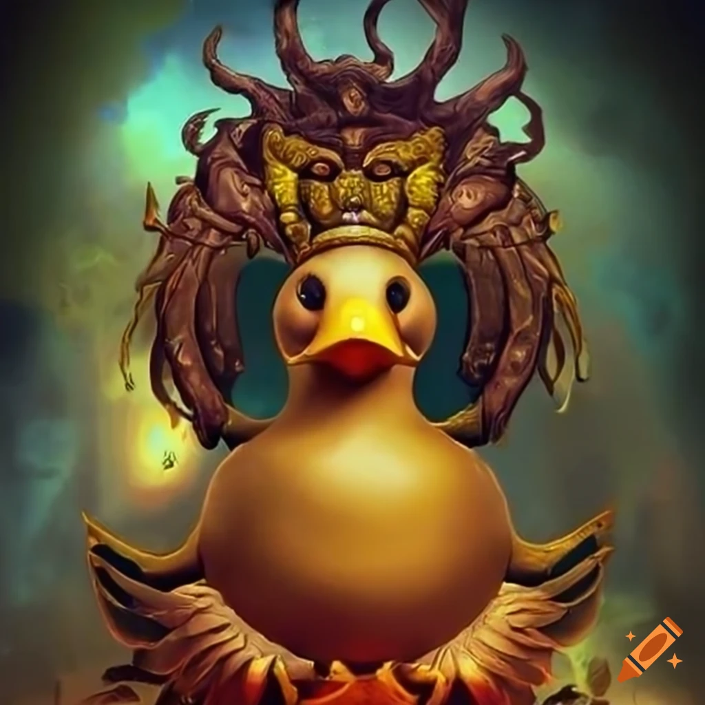 Duck god on Craiyon