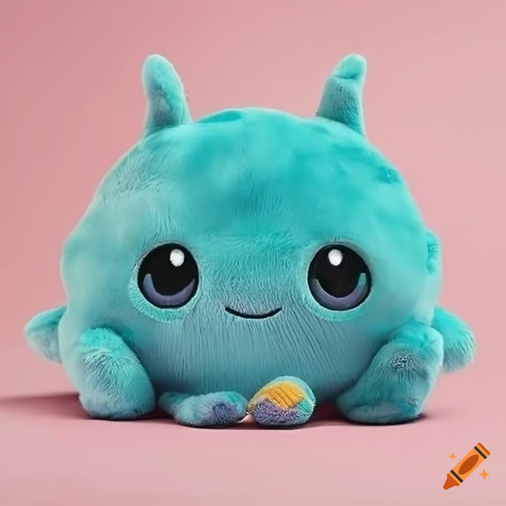 Cute unique monster perfect for big plushies on Craiyon
