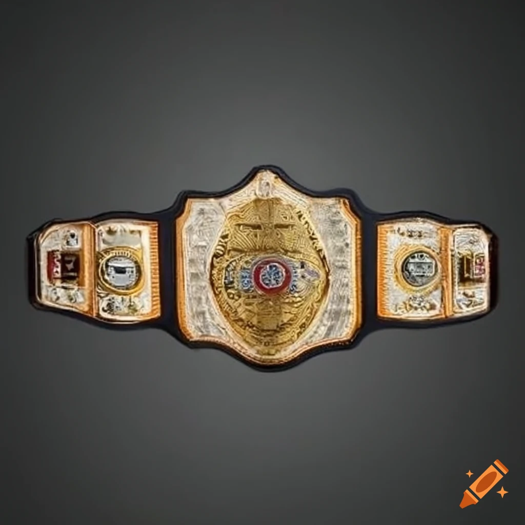 Undisputed world championship belt on Craiyon