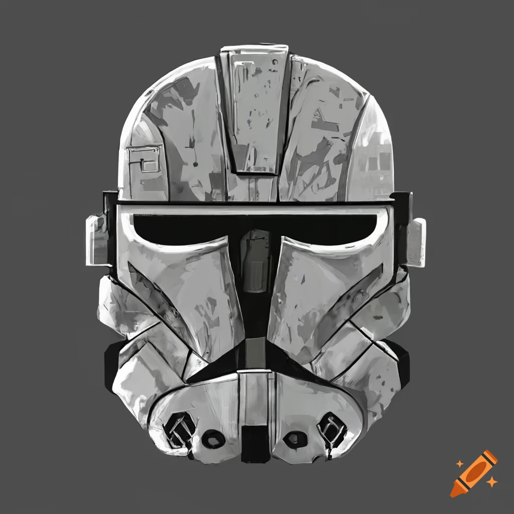 Elite star wars republic commando trooper in a realistic, symmetrical ...