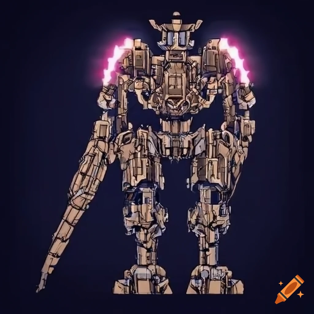 Blueprints Anime Robot Pin On Robotech