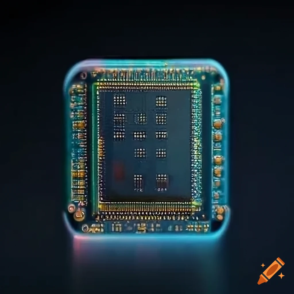 Chip die with SPAD sensor and microprocessor on the same die on Craiyon