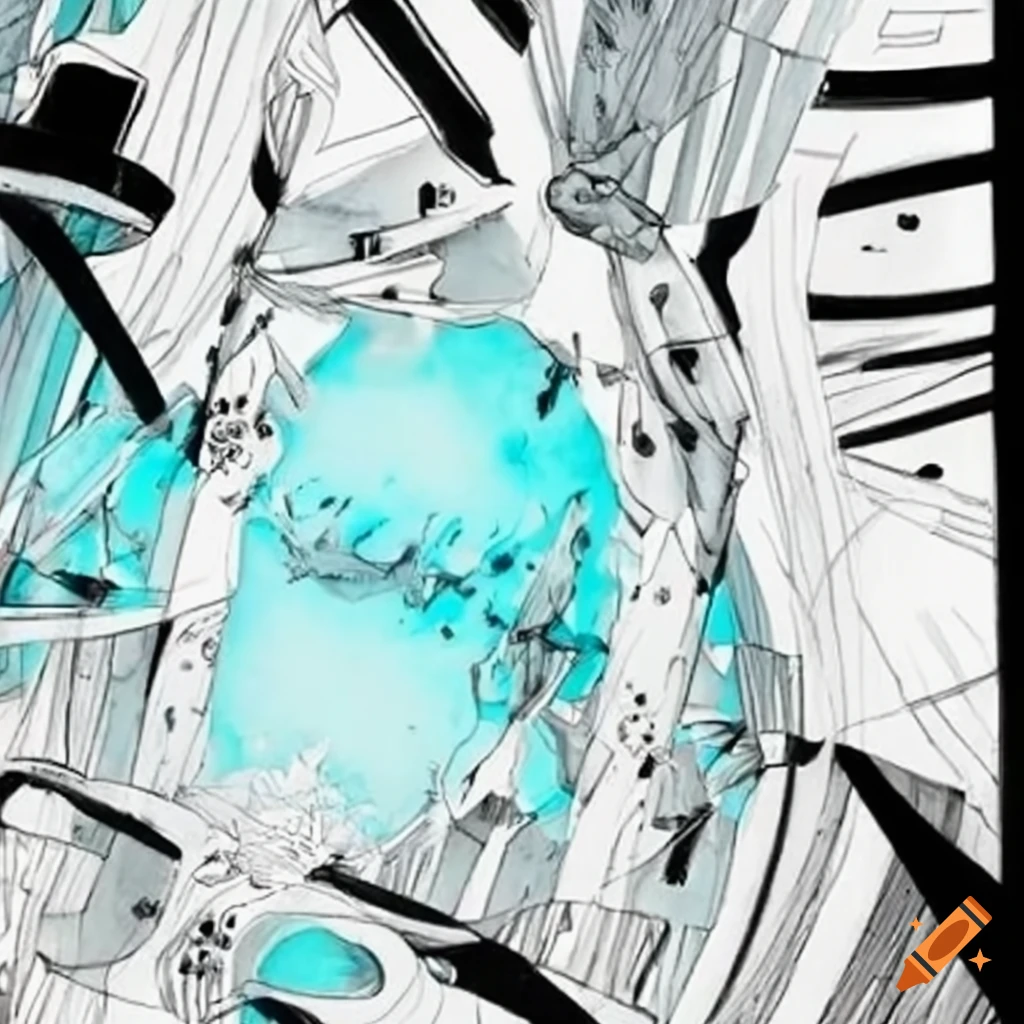 High-tech structure with cyan and white chrysalis design inspired by ...