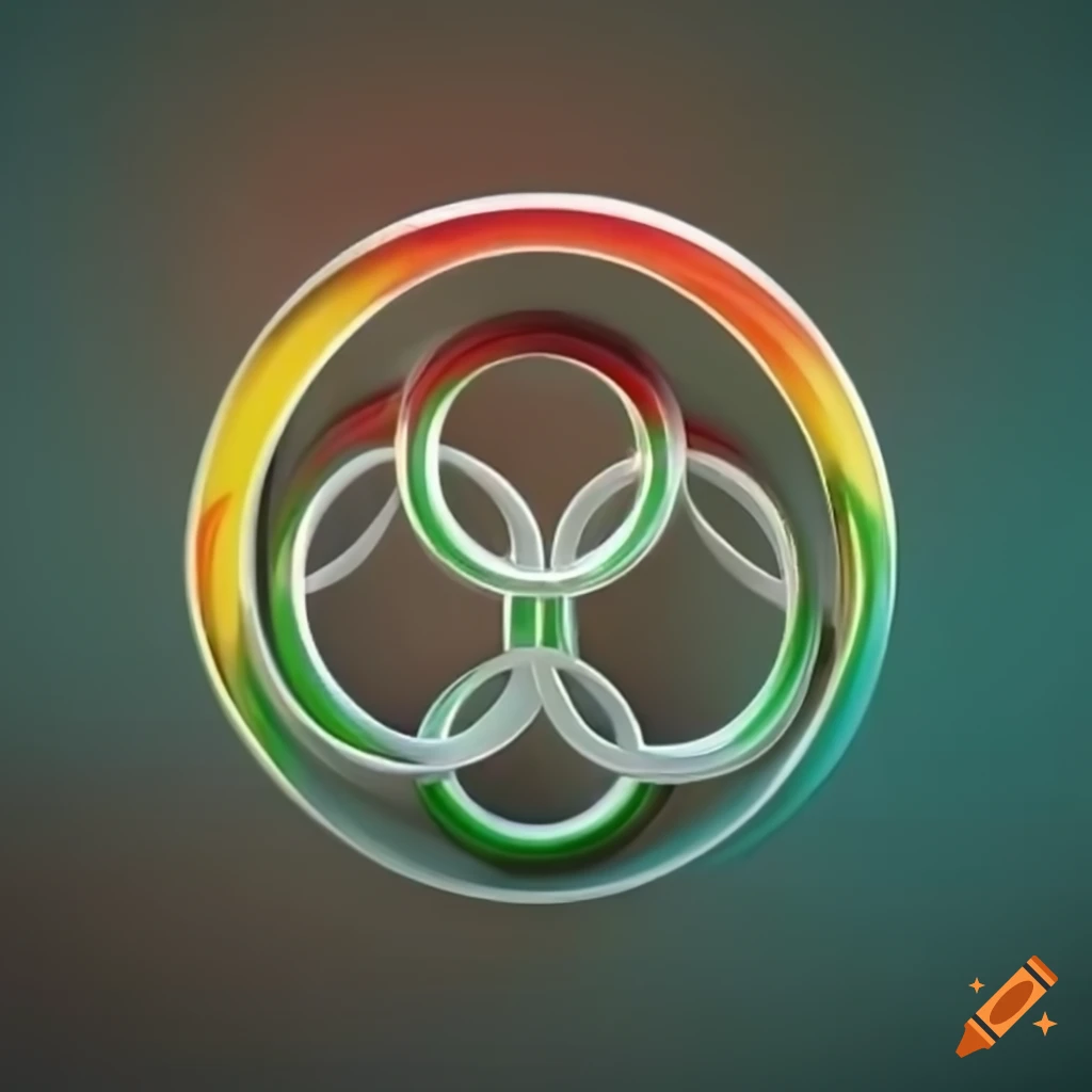Olympic rings logo in various shades of green with text "de marke ...
