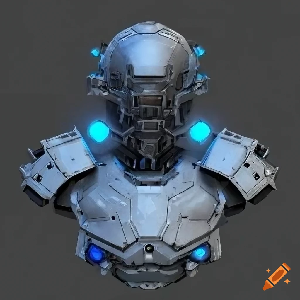 Intimidating sleek 3D rendered Lovecraftian cyberpunk cosmic power ...