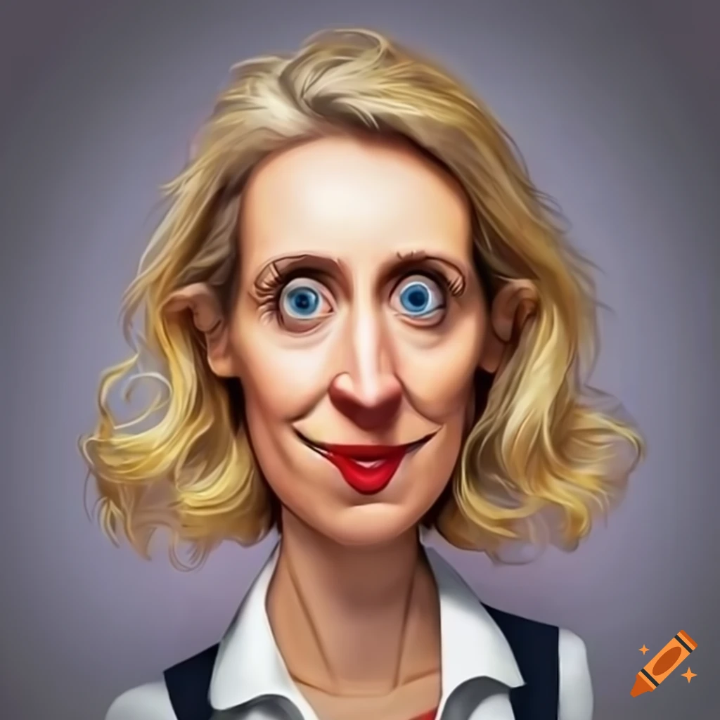 Satirical depiction of Alice Weidel as a Muppet with a Pinocchio nose ...