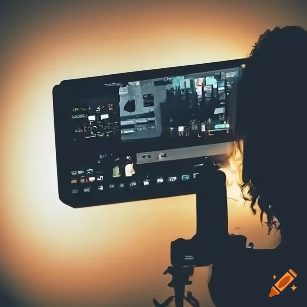 Video editing process on Craiyon