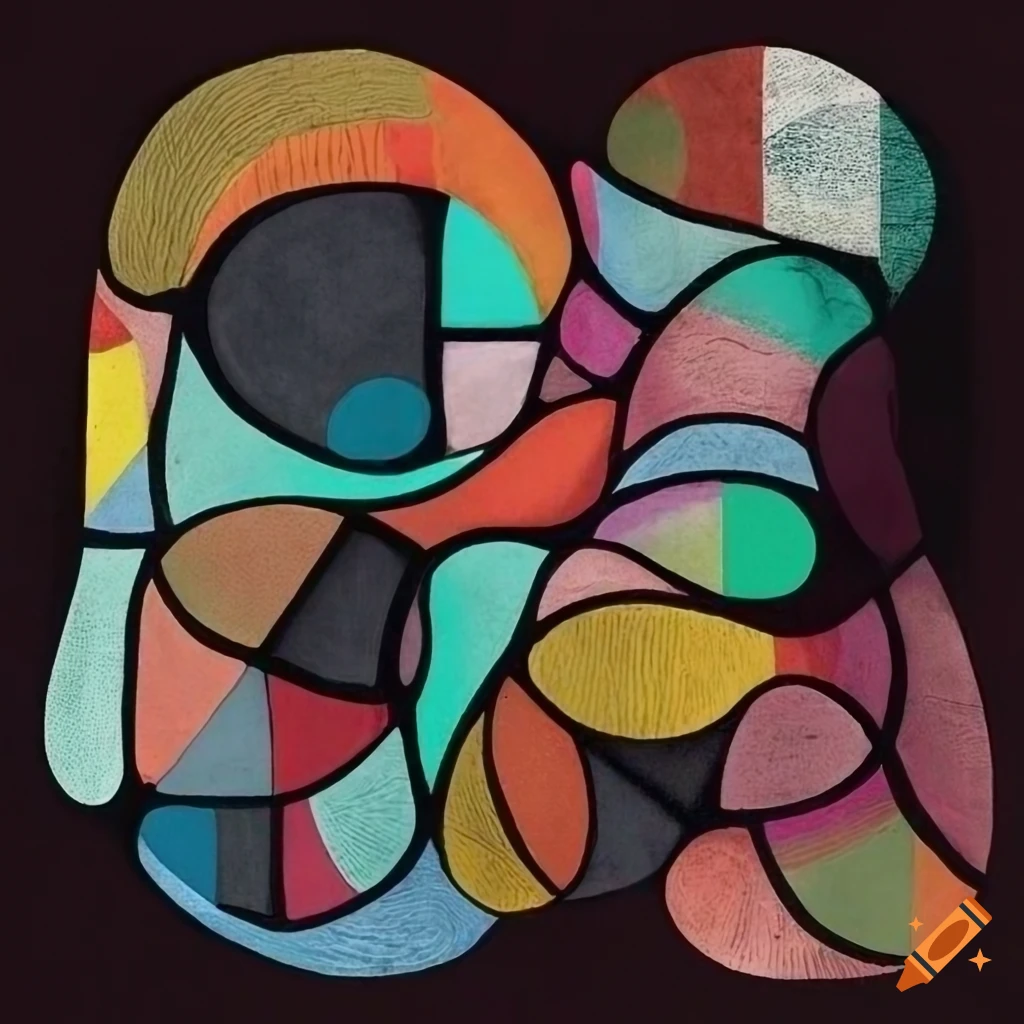 Surreal and thought-provoking multi-layered collage artwork with a ...