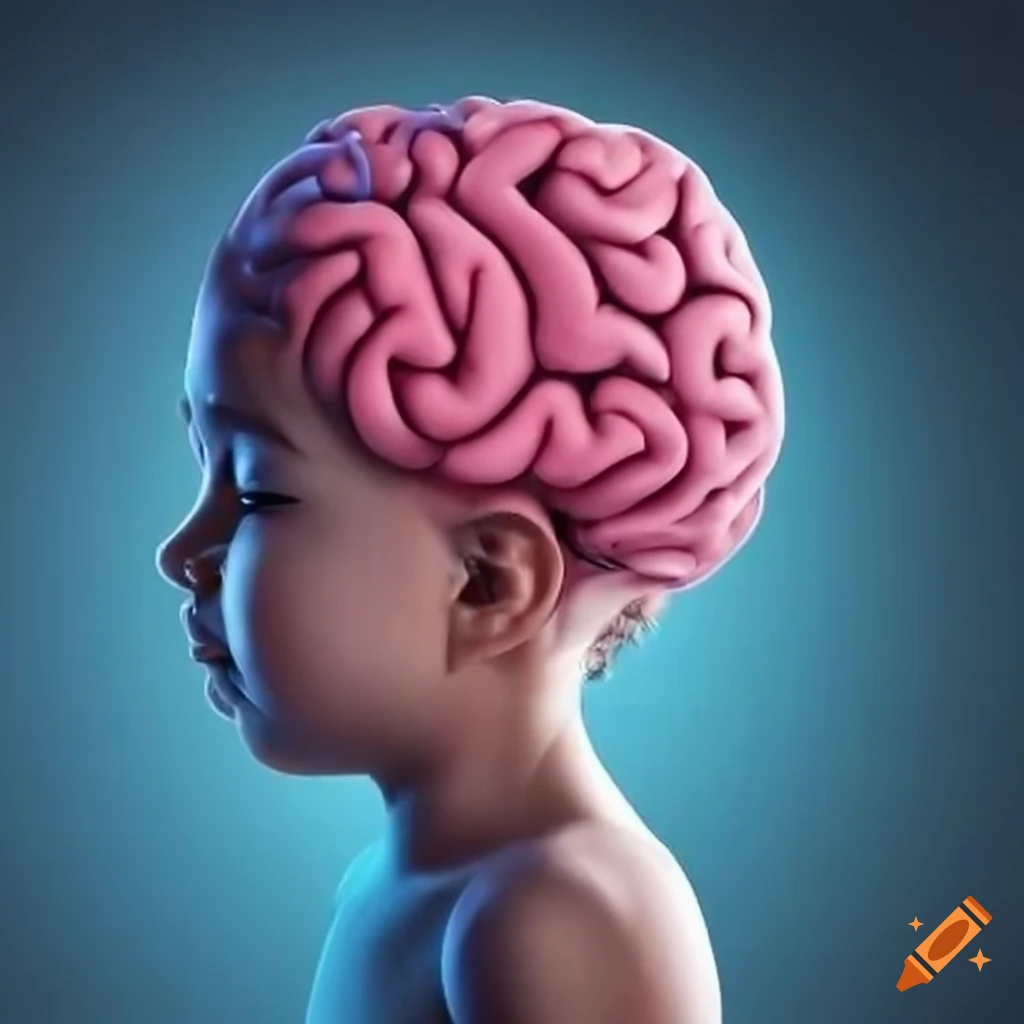 Child brain on Craiyon