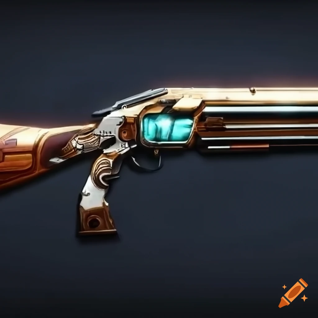 Concept art of Destiny 2: two exotic revolvers with unique designs on ...