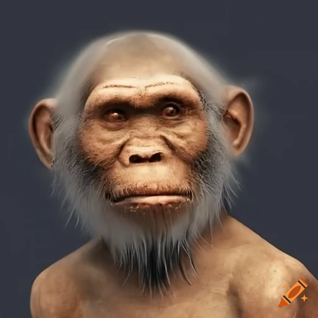 Early hominids on Craiyon