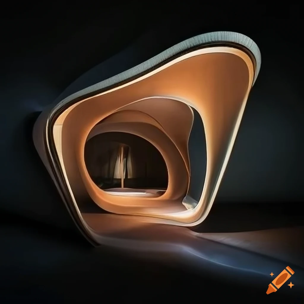 Force of nature integrated into stunning architecture on Craiyon